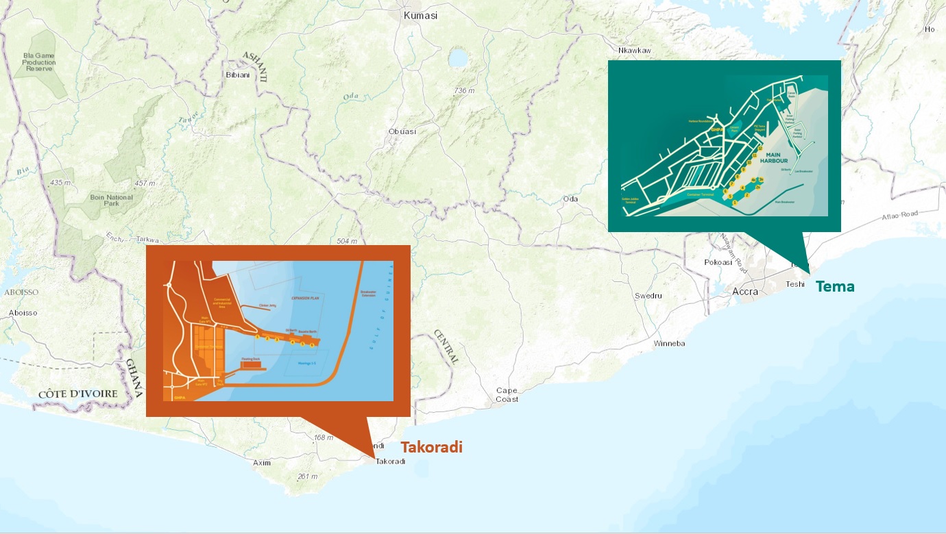 Design heavy of breakwater and oil tanker terminal, Tema area - Walhout ...